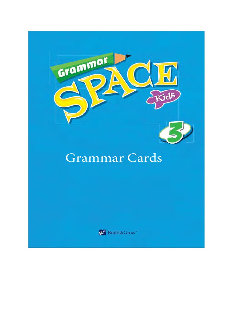 Grammar Space Kids 3 Grammar Cards | PDF