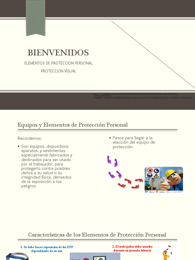 Presentacion Proteccion Visual Epp | PDF | Soldadura | Construcción