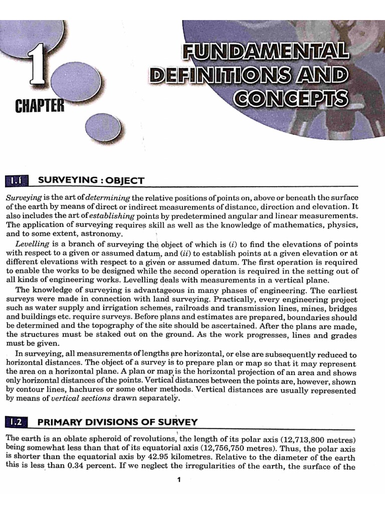 Survey Module 1 Notes | PDF