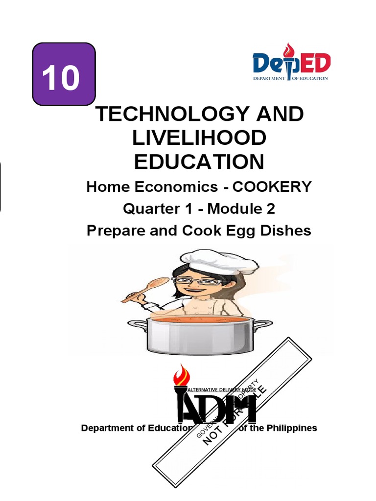 COOKERY 10 Module 2 | PDF | Egg As Food | Custard