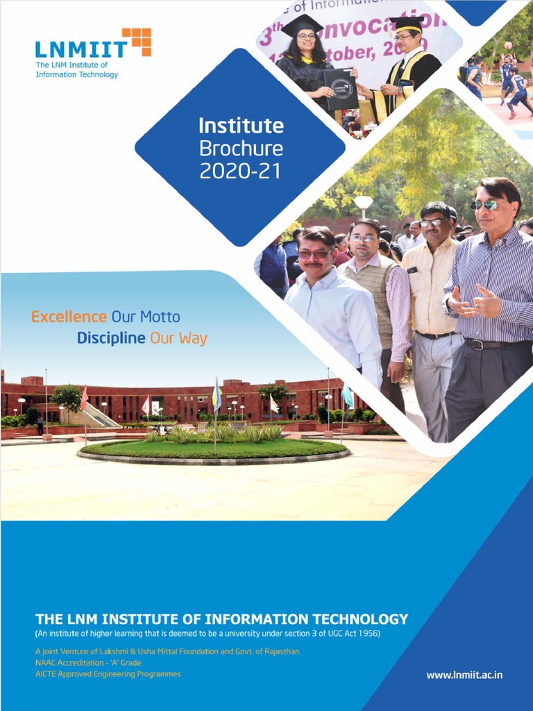 LNMIIT Information Brochure Medium | PDF