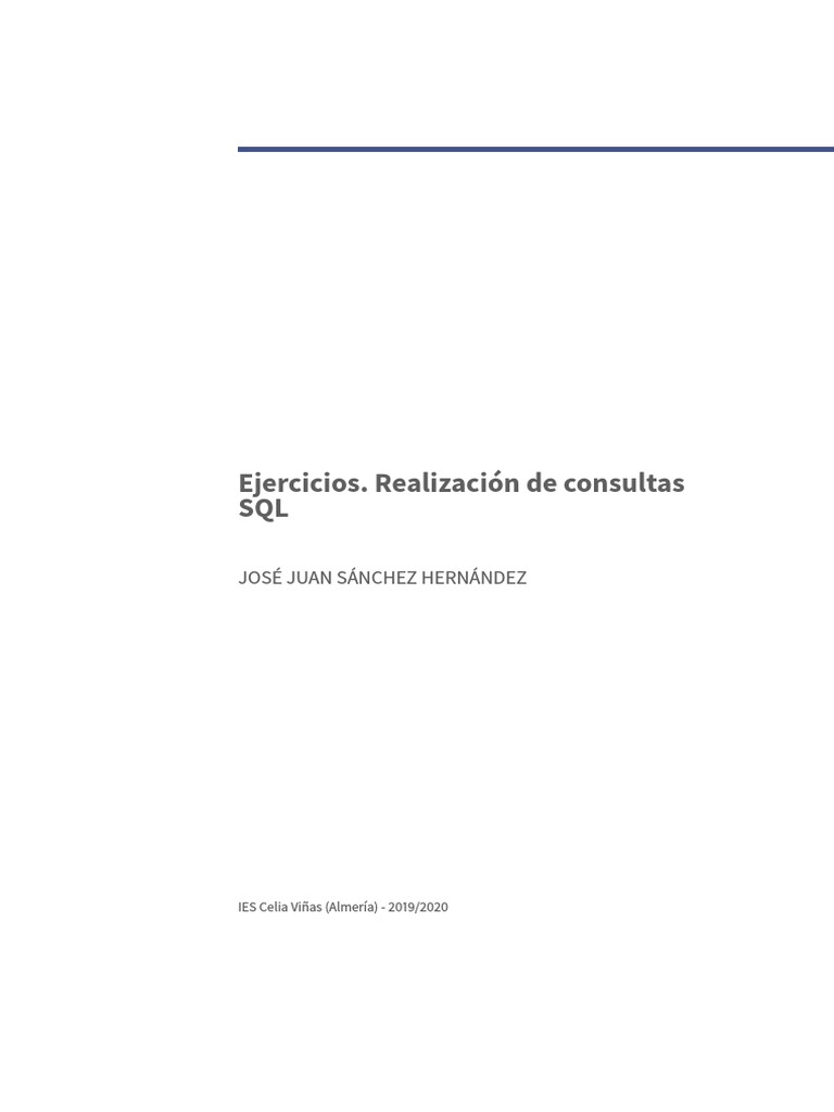 Index | PDF | SQL | Modelo de datos