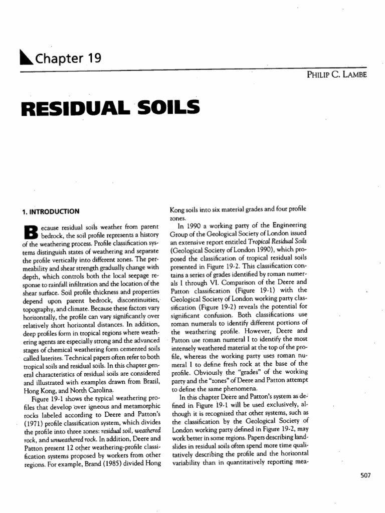 Residual Soils | PDF | Landslide | Soil Mechanics