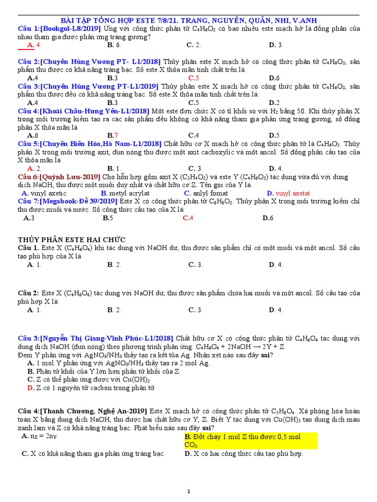 Hợp chất hữu cơ X mạch hở C7H10O4: Khám phá tính chất và ứng dụng đa dạng