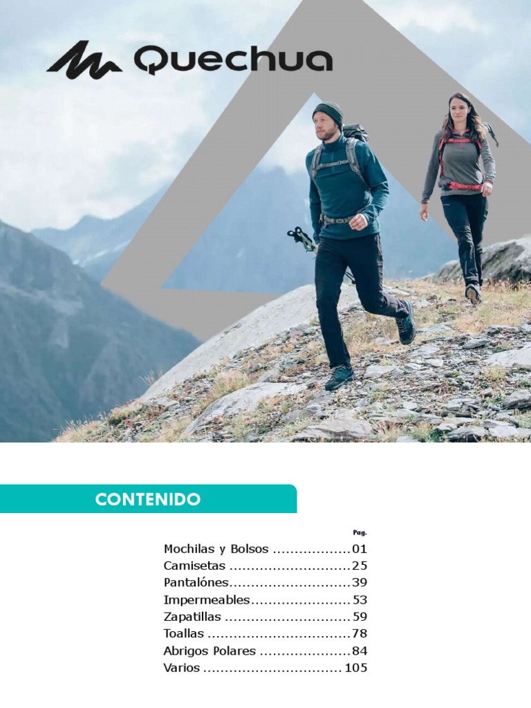 Catálogo Quechua | PDF | Mochila