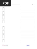A4 Storyboard Template - 3-Panel - Portrait - StudioBinder | PDF