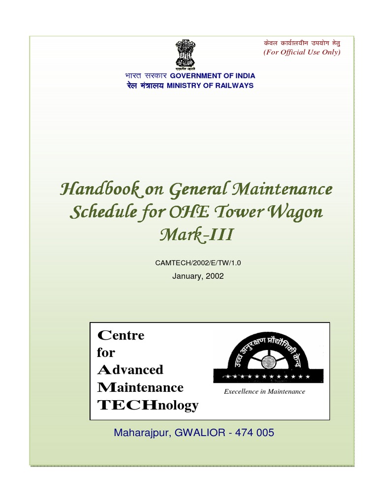 Tower Wagon Maintenance Handbook | PDF | Transmission (Mechanics) | Clutch