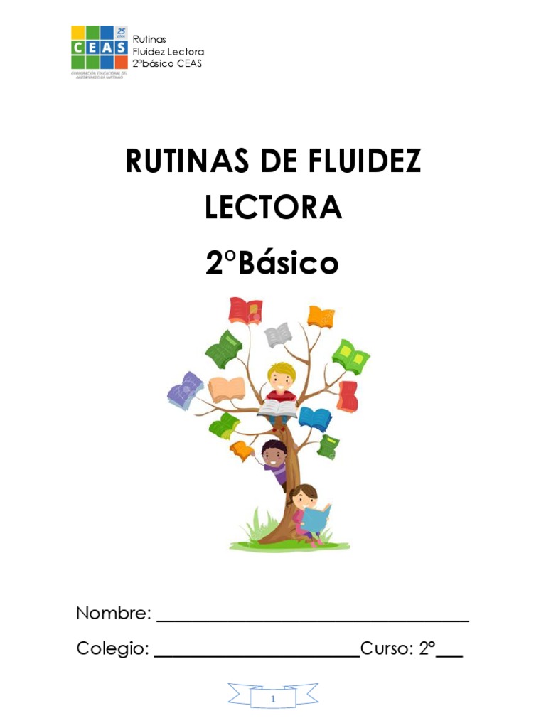 Rutinas de Fluidez Lectora 2° Básico | PDF | Estudios de idiomas ...