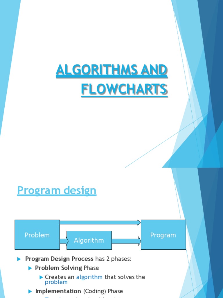 Algo and Flowchart | PDF | Algorithms | Computer Programming