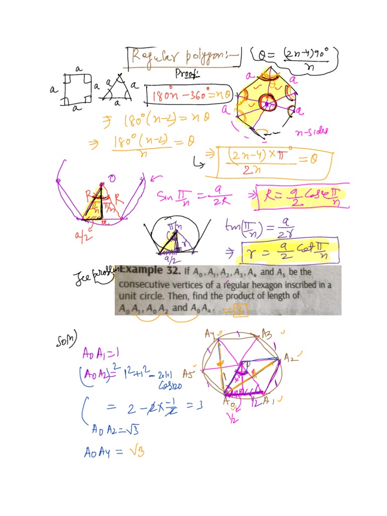 Solution of Triangle | PDF