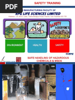 Chemical Handling Training Overview | PDF | Toxicity | Hazards