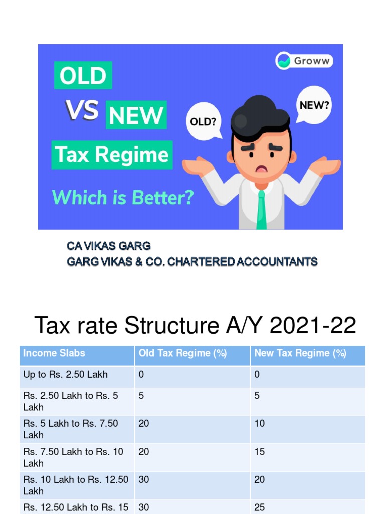 Old Vs New Tax Regime | PDF | Tax Deduction | Taxes