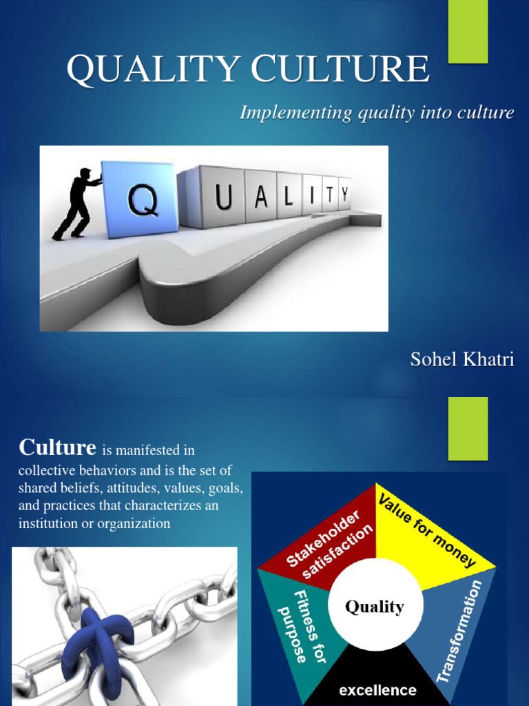 Implementing Quality Into Culture | PDF | Quality Management | Employment