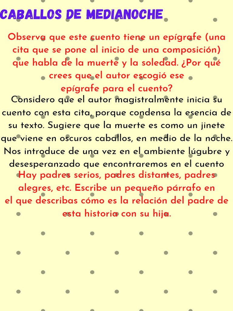 Caballos de Media Noche | PDF