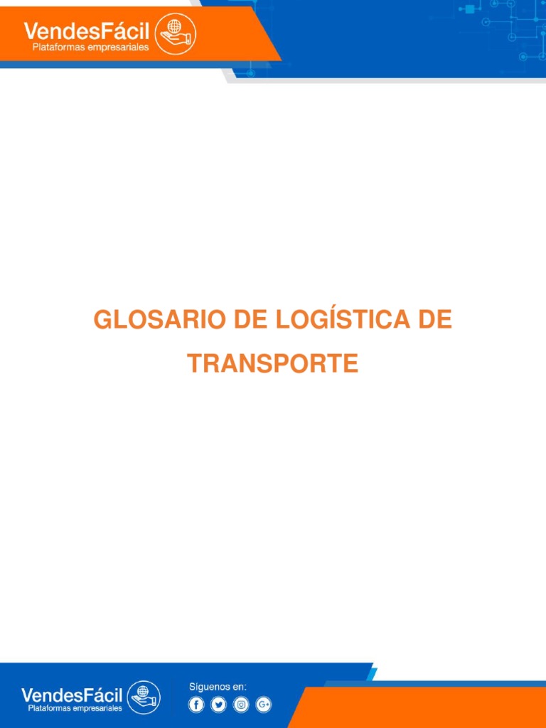 Glosario de Términos de Logística | PDF | Tarjeta de débito | Economias