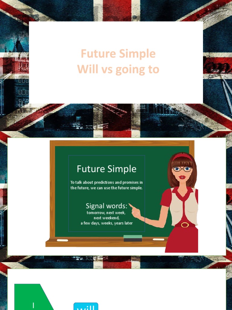 Power Point Future Simple | Download Free PDF | Verb | Semantic Units