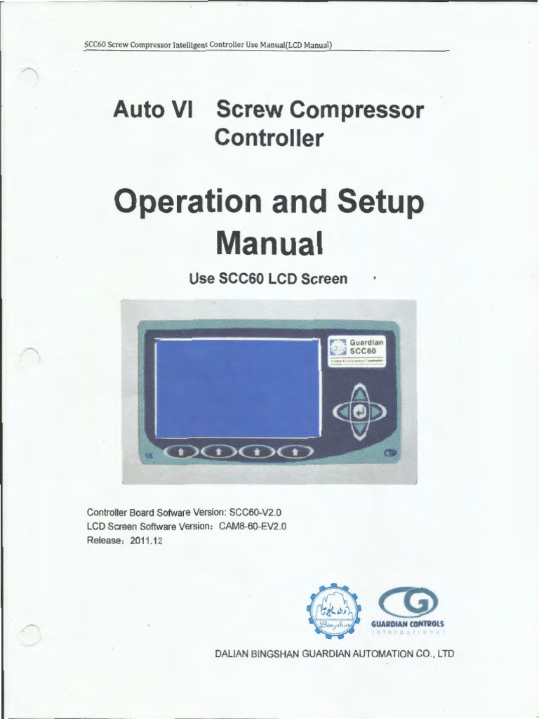 Operation and Setup Manual-Auto VI | PDF | Menu (Computing) | Power Supply