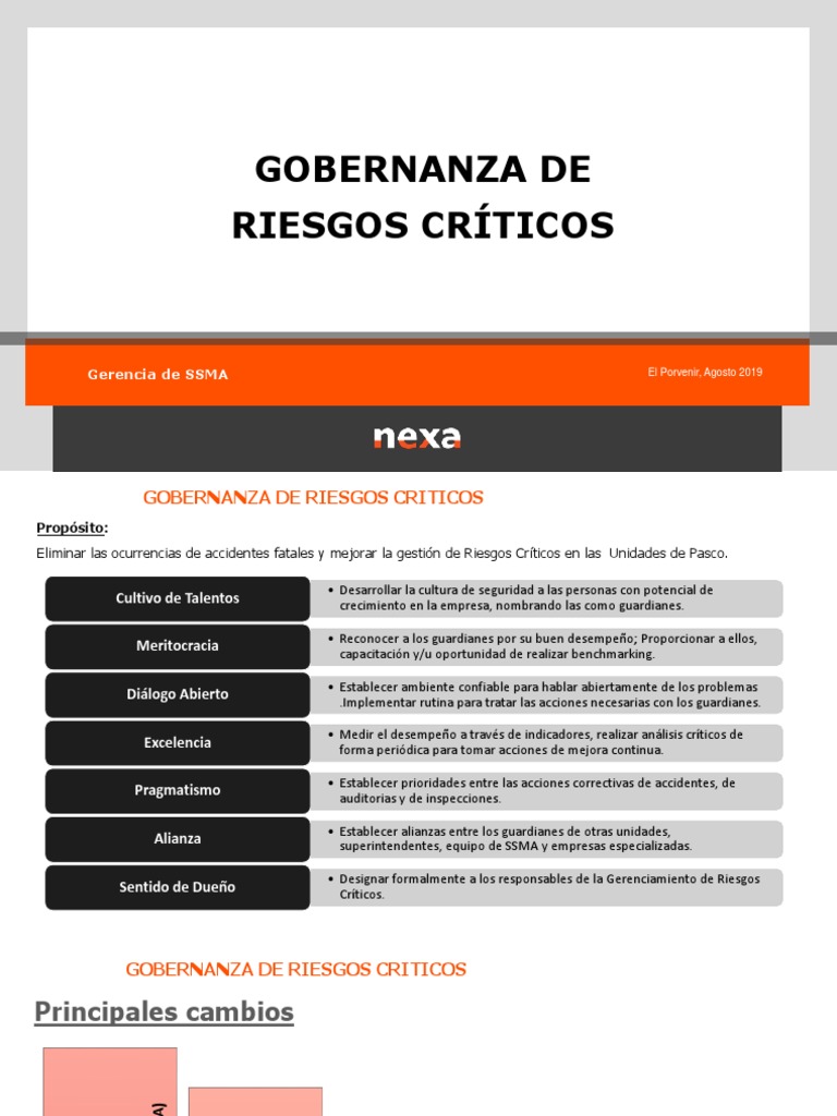 Presentación Gestión de Riesgos Críticos | PDF | Ciencia de sistemas ...