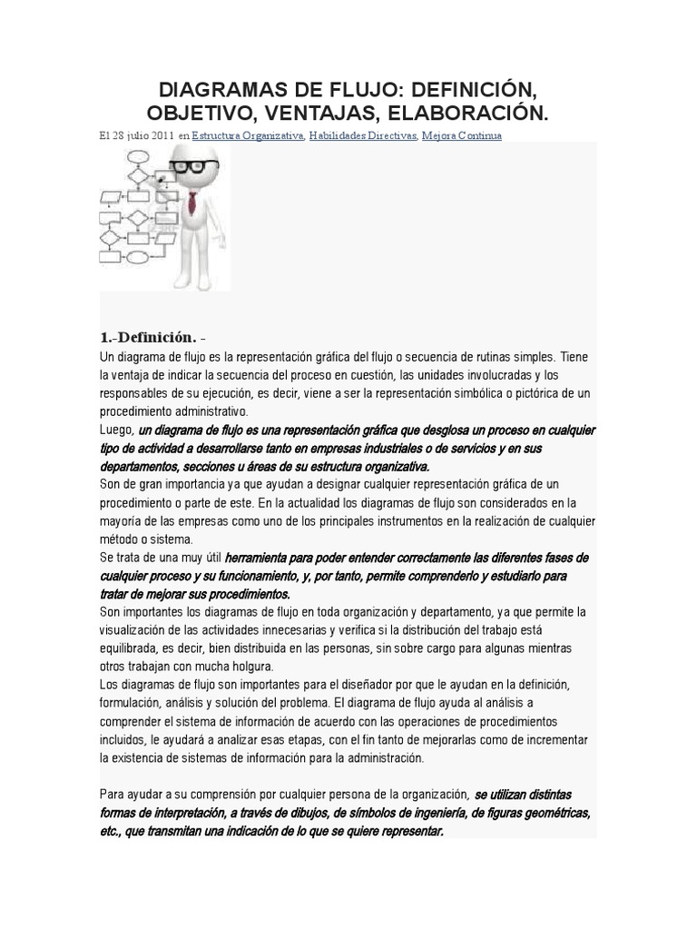 Importancia de Los Diagramas de Flujo | PDF | Información | Sistema de ...