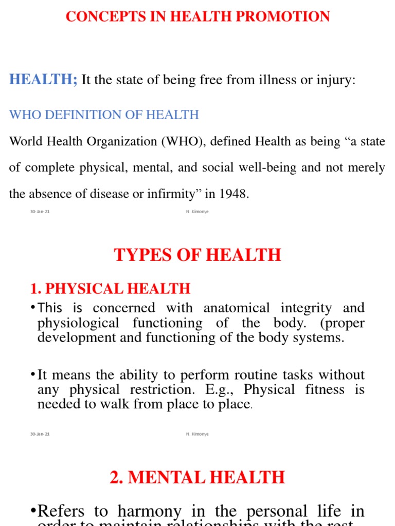 Community Health Promotion Notes | Download Free PDF | Maternal Death ...