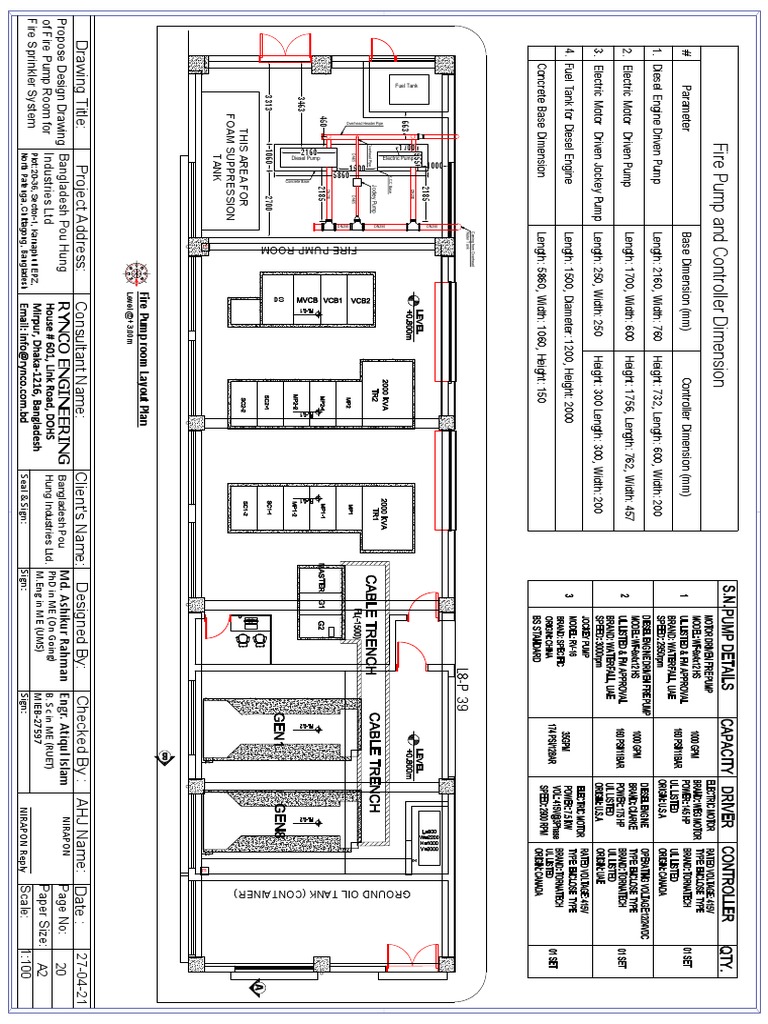 Pump Room - Building-D | PDF | Pump | Manufactured Goods