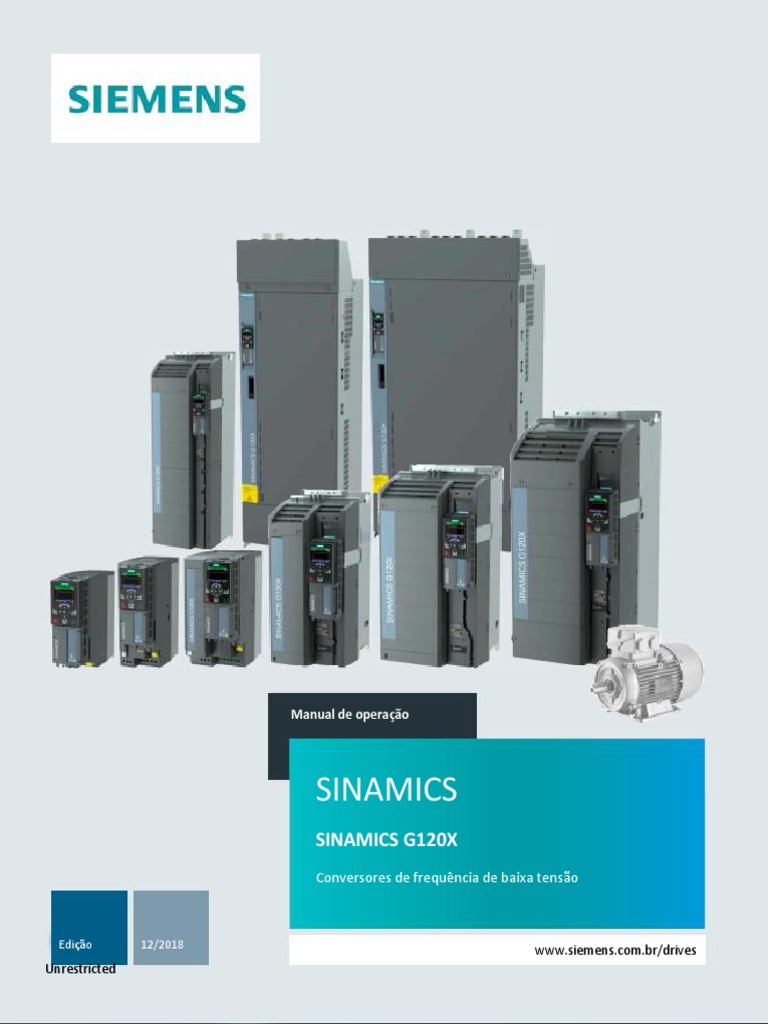 Sinamics G120X | Download grátis PDF | Eletricidade | Fonte de energia