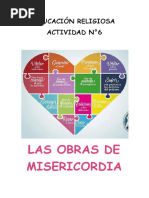 Sesion Las Obras de Misericordia Religion | PDF | Misericordia | Amor