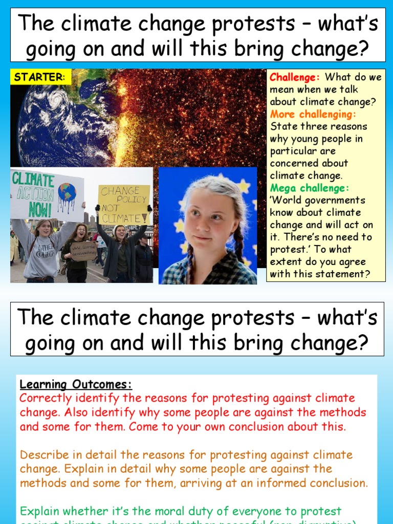 Climate Protests | PDF | Reason | Communication