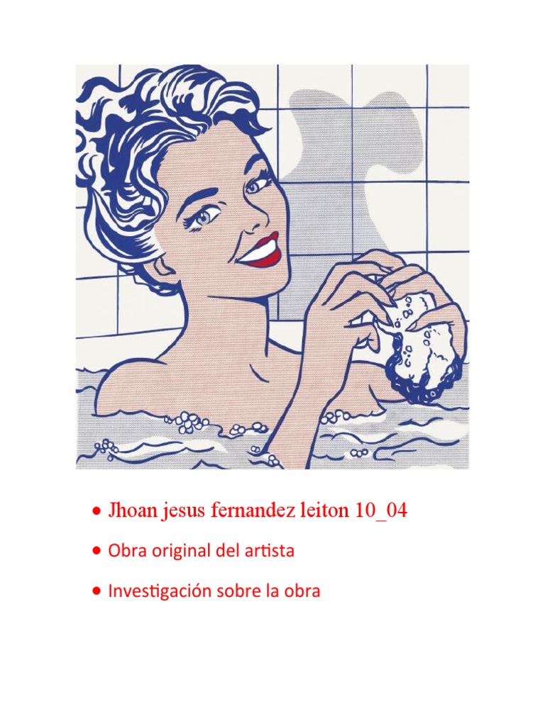 Roy Lichtenstein | PDF | Las artes | Pinturas