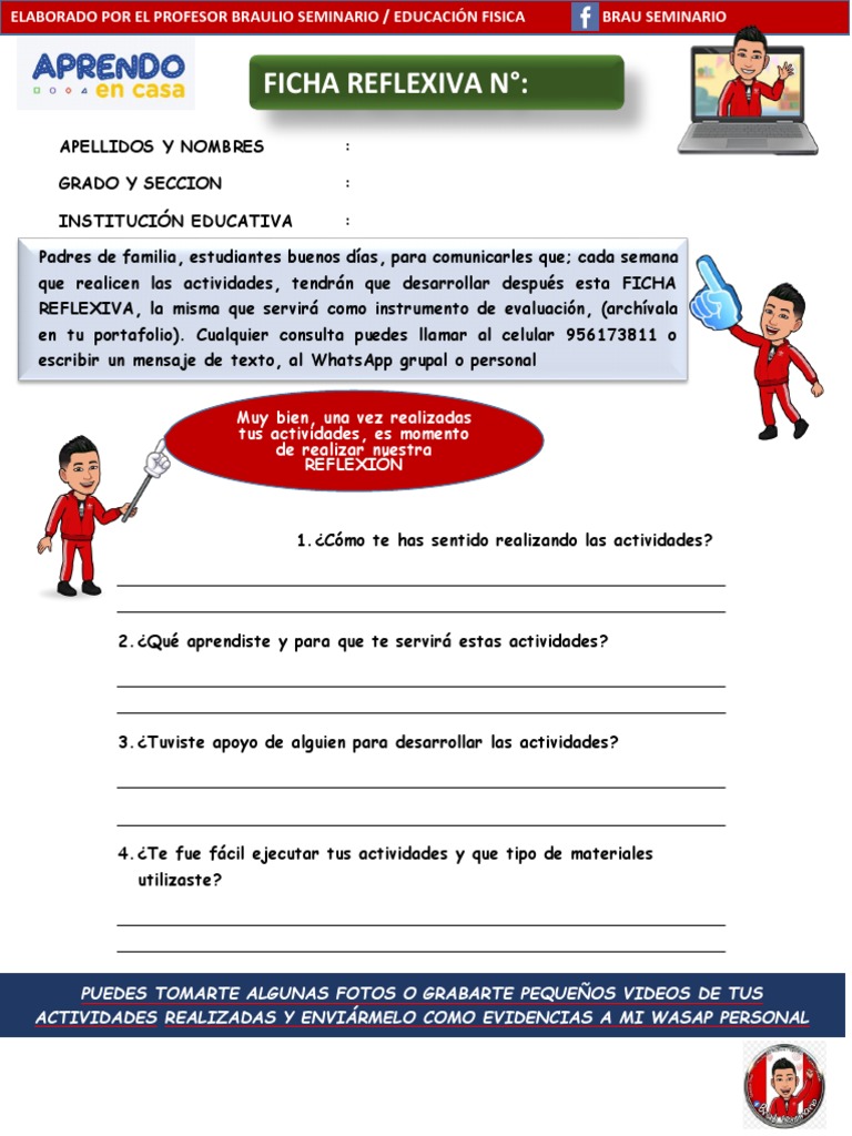 Ficha Reflexiva | PDF