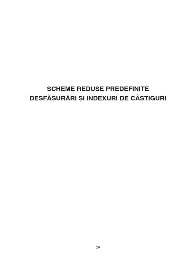 Scheme Reduse Predefinite Desf - (Ur - Ri (I Indexuri de Câ (Tiguri | PDF
