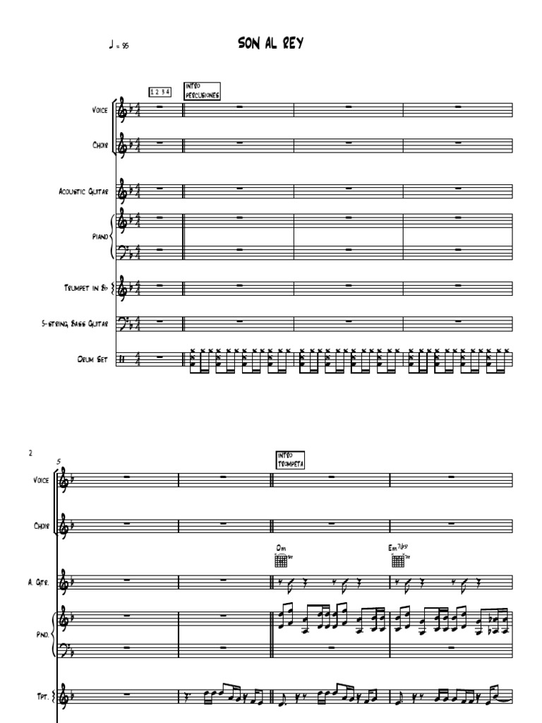 Son Al Rey | PDF | Music Performance | Musical Instruments