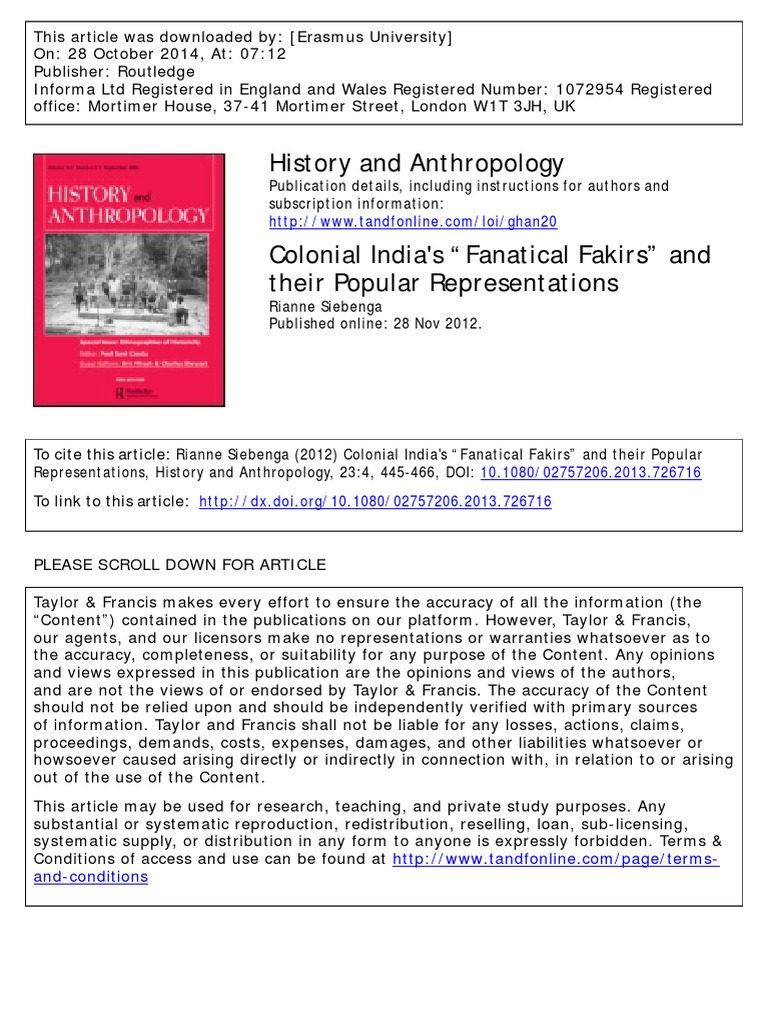 Siebenga 2012 | PDF | Nudity | Asceticism