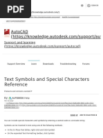 Special Unicode Symbols For Autocad | PDF | Typography | Digital Typography