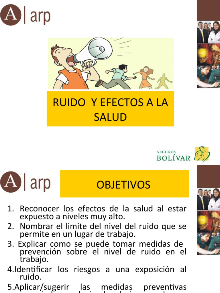 Ruido Y Efectos A La Salud Pdf Oído Sonido