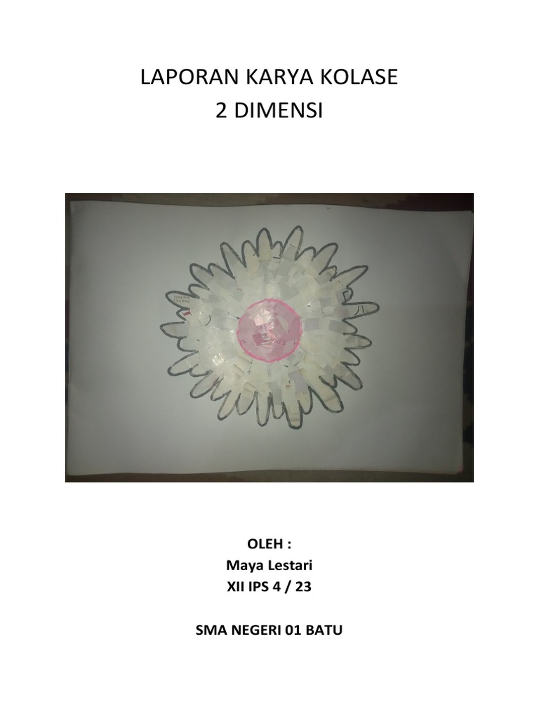 Maya Lestari (12 Ips 4-23) Kolase SBD | PDF