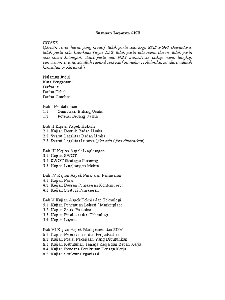 Template SKB EAS | PDF