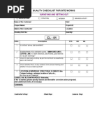 Drainage Works Inspection Checklist | PDF