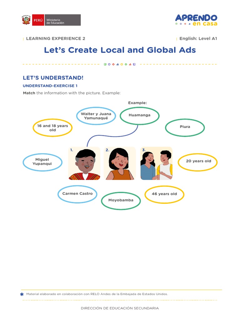 2 CICLO VII (3° Y 4°) Actividad 1 EDA 2 - A1-2-Exe1 | PDF