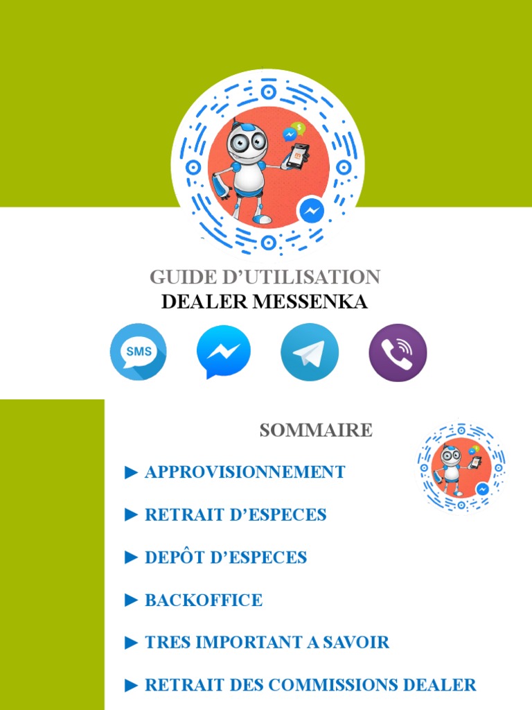 Guide Utilisation Dealer Messenka | PDF | Secteurs du service