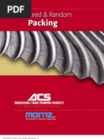 Sulzer Structured Packings PDF | PDF | Distillation | Stainless Steel