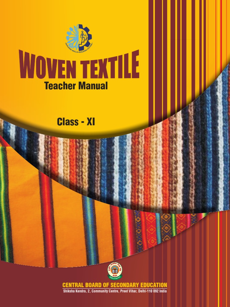 Teacher Manual: Class - Xi | PDF | Loom | Weaving