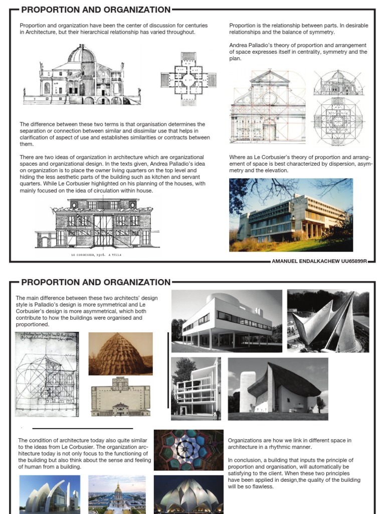Proportion and Organization in Architecture | PDF | Symmetry | Design