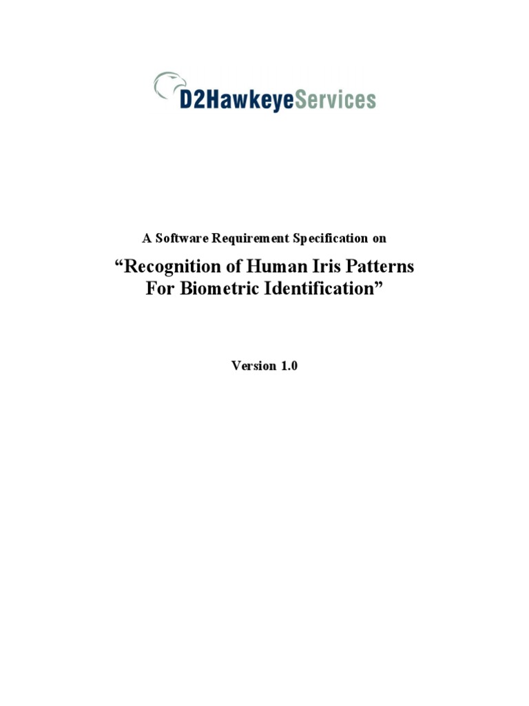 Recognition of Human Iris Patterns For Biometric Identification | PDF ...
