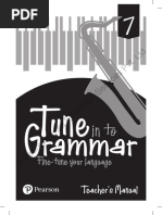 Tune Into Grammar STD 7 | PDF | Subject (Grammar) | Verb
