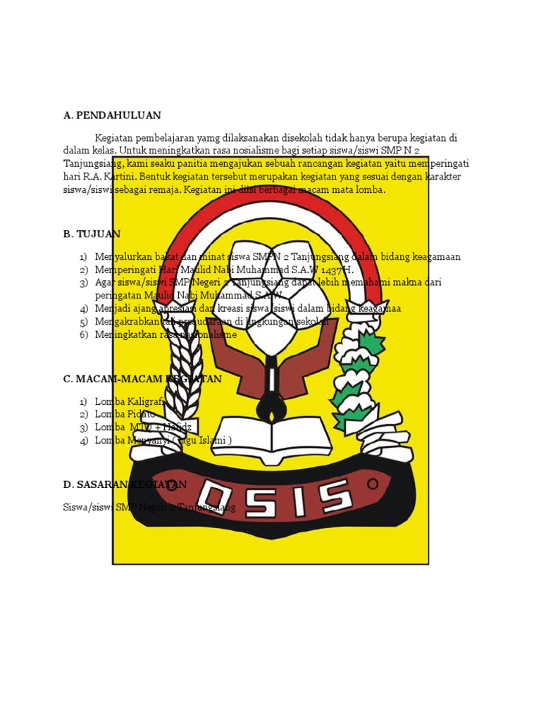 Proposal Osis | PDF