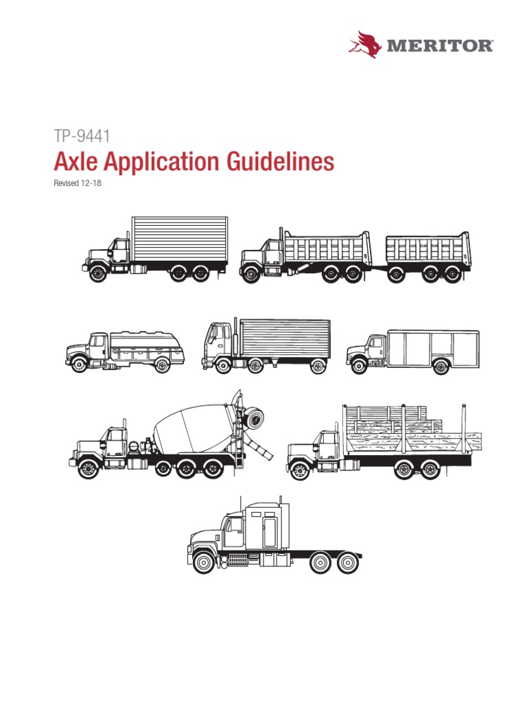 Axle Application Guidelines: Revised 12-18 | PDF | Transmission ...