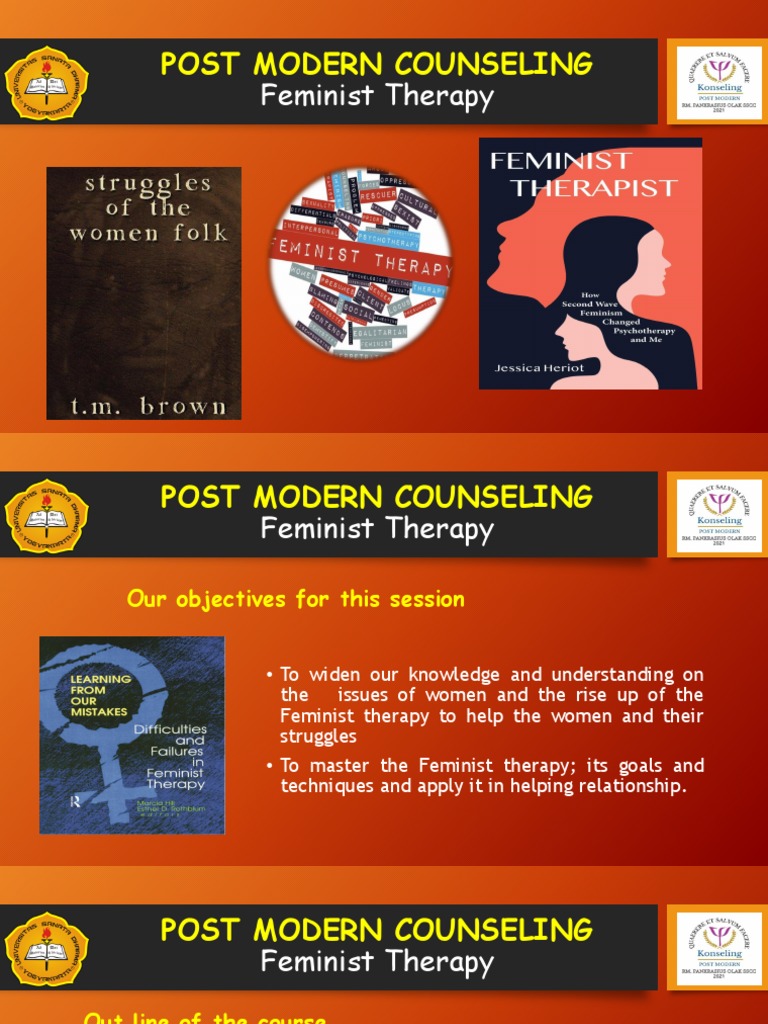 06 Feminist Therapy | PDF | Psychotherapy | Feminism