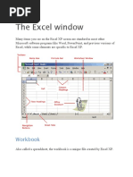 Parts of MS Excel Window | PDF | Microsoft Excel | Spreadsheet