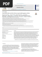 Formulario de Guías ASPEN Y ESPEN | PDF | Dieta y nutrición | Nutrición